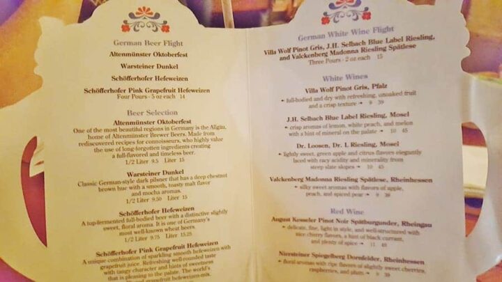 Biergarten EPCOT German Buffet