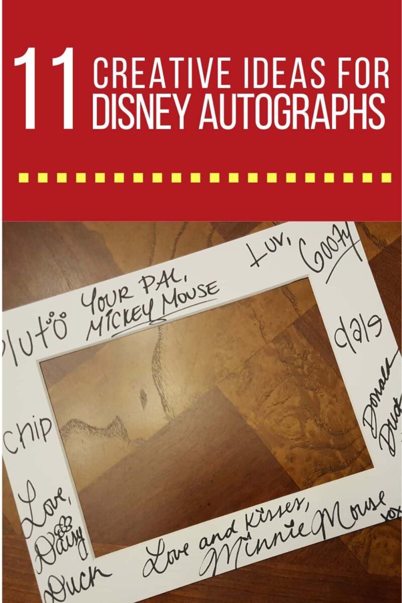 Ways to Display Disney Character Signatures | Disney Insider TIps