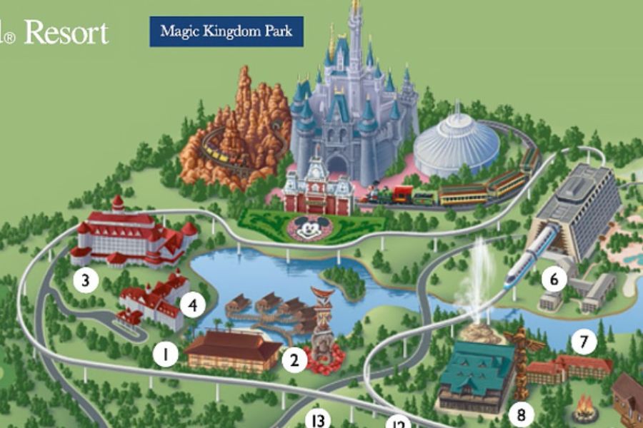 2024 Disney World Map - Disney Insider Tips